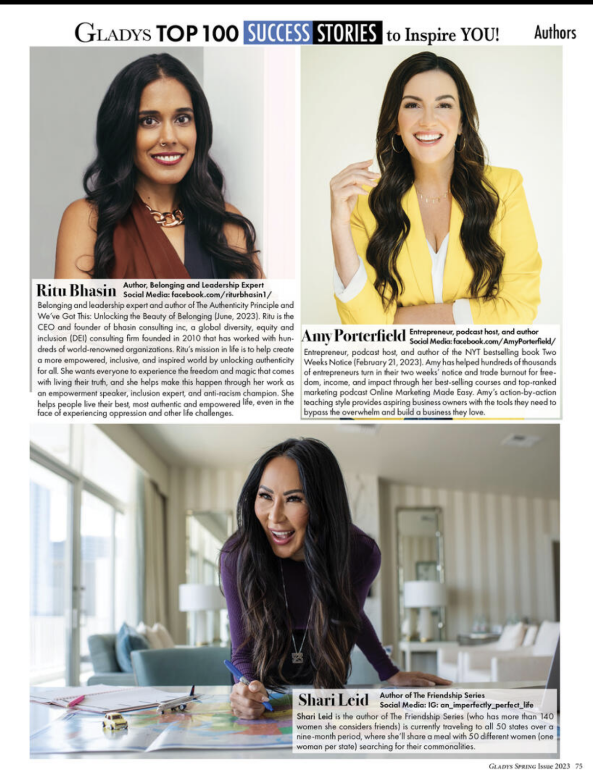 Top 100 Success Stories ~ Shari Leid